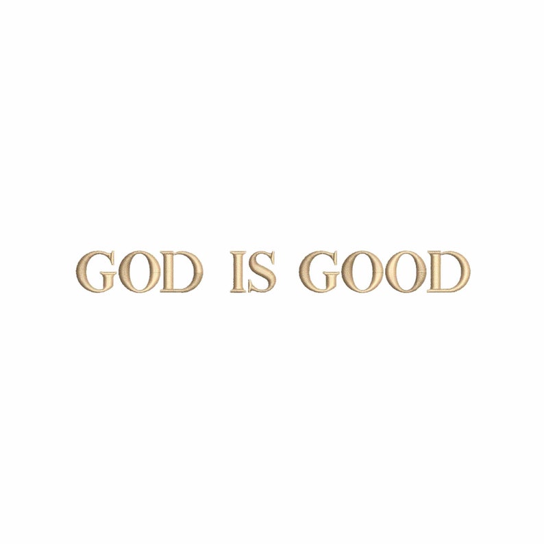 God is Good Machine Embroidery Designs, Religious Embroidery ...