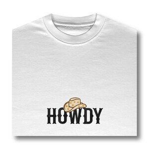 Howdy Cowboy Hat Embroidery Design: Western Pattern (digital Download ...