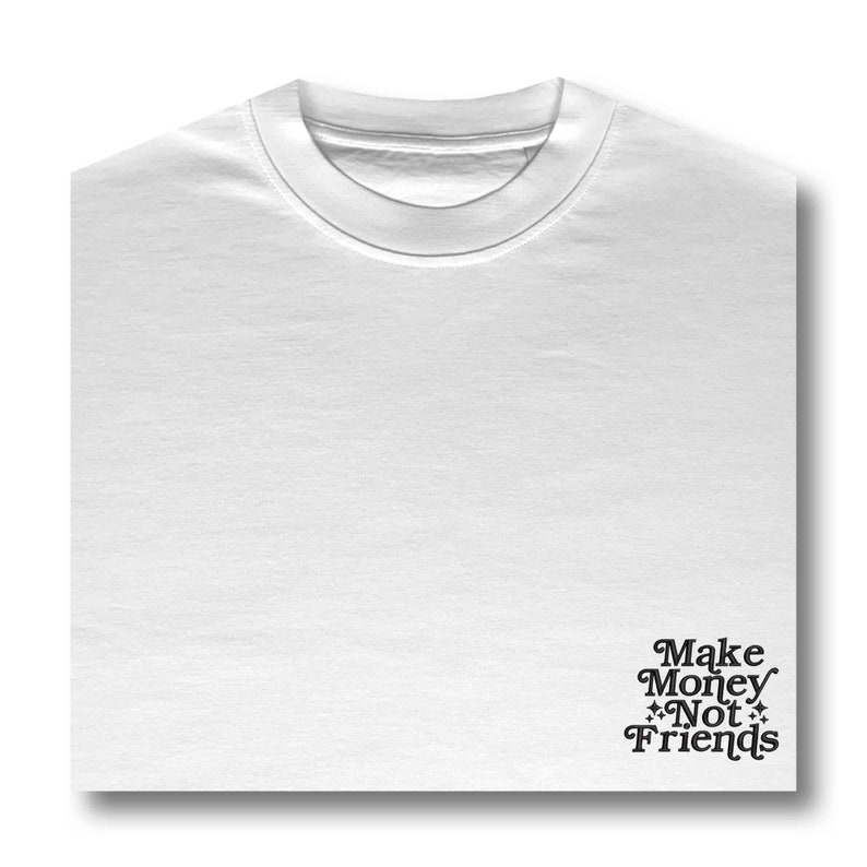Make Money Not Friends Embroidery Design (digital Download) - Etsy