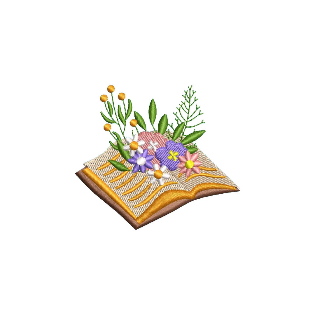Floral Book Machine Embroidery Designs, Flower Embroidery Design ...