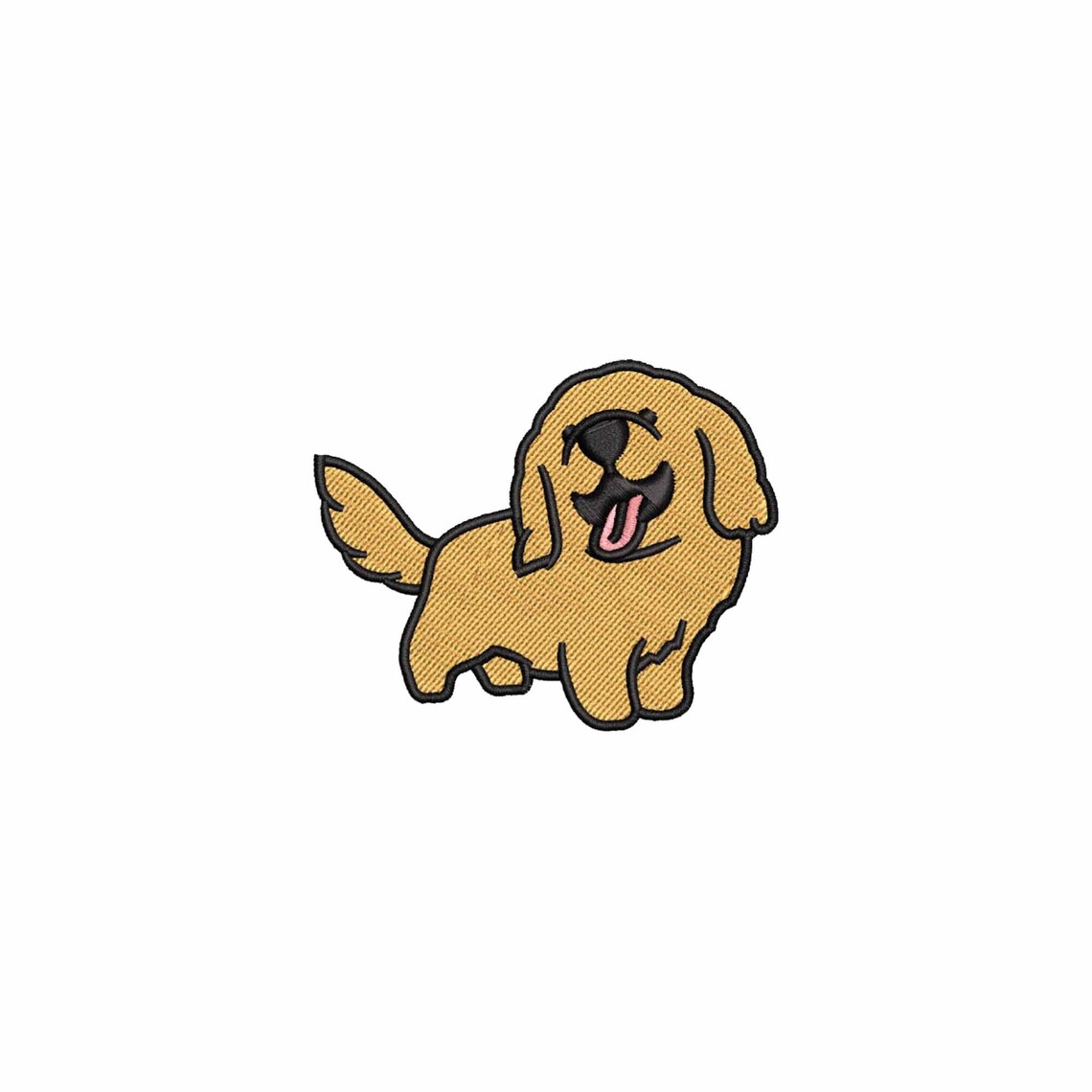 Golden Retriever Dog Embroidery Design, Machine Embroidery Designs ...