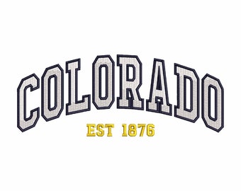 Colorado State Flag Embroidery Machine Design - Etsy