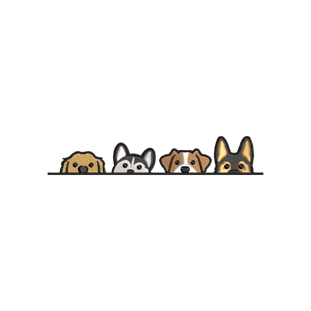 Dog Embroidery Design, Animal Embroidery Design, Pet Embroidery ...