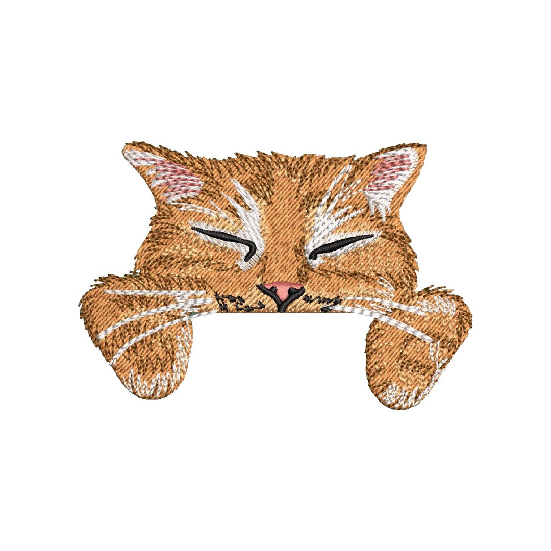 Cat Embroidery Design, Animal Embroidery Design, Pet Embroidery, Funny ...