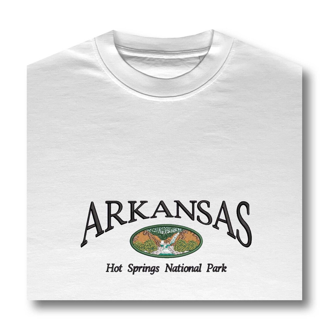 Arkansas Embroidery Design, Hot Springs National Park Embroidery Files ...