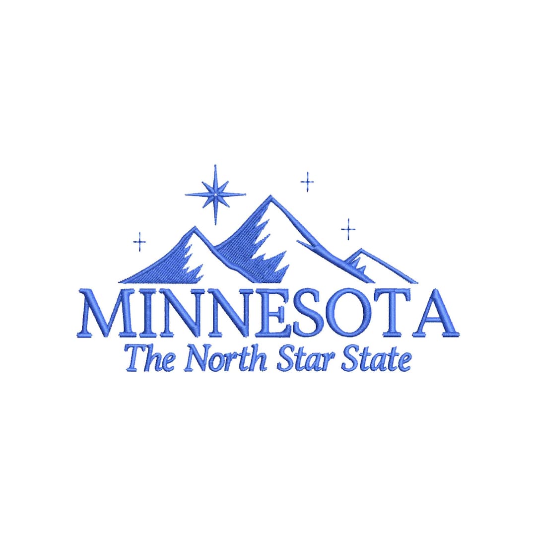 Minnesota Machine Embroidery Designs, the North Star State, USA ...
