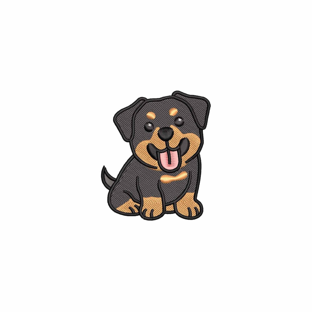 Rottweiler Dog Embroidery Design, Machine Embroidery Designs, Animal ...