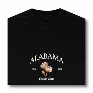 Alabama Embroidery Design Cotton State - Etsy