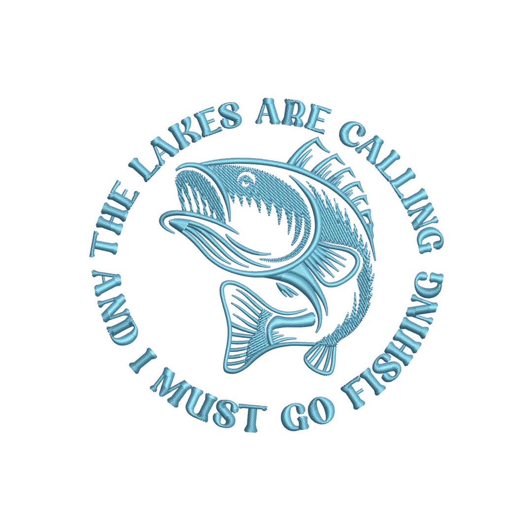 Bass Fish Embroidery Design, Fishing Machine Embroidery Designs ...