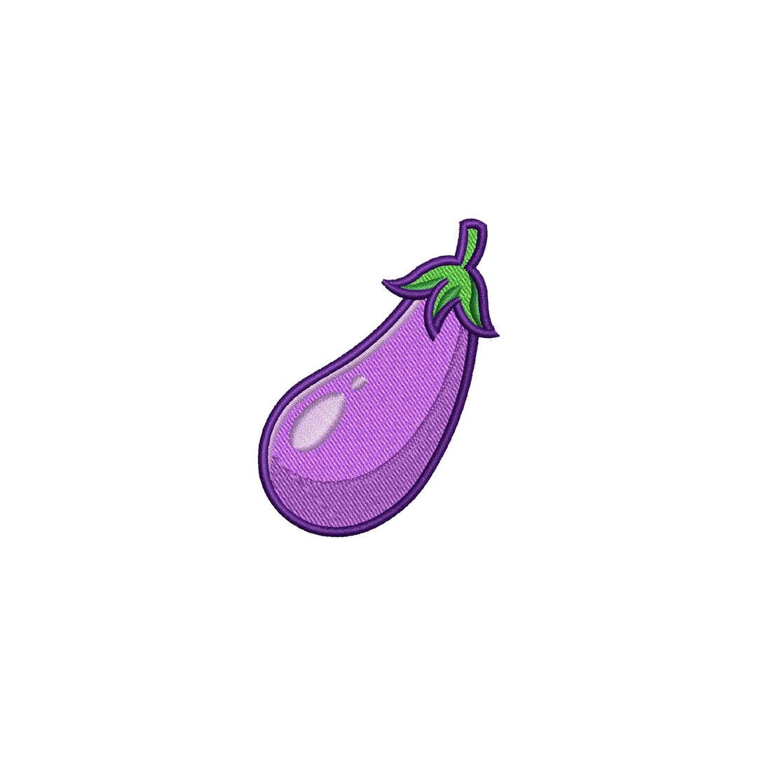 Mini Eggplant Machine Embroidery Designs, Embroidery Files, Embroidery ...