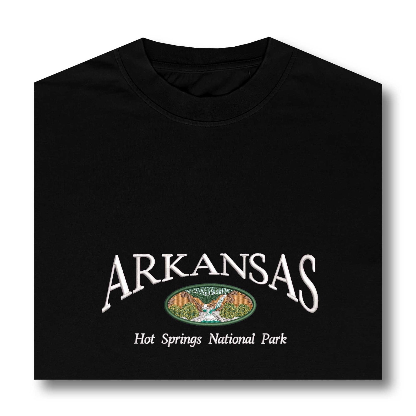 Arkansas Embroidery Design, Hot Springs National Park Embroidery Files ...