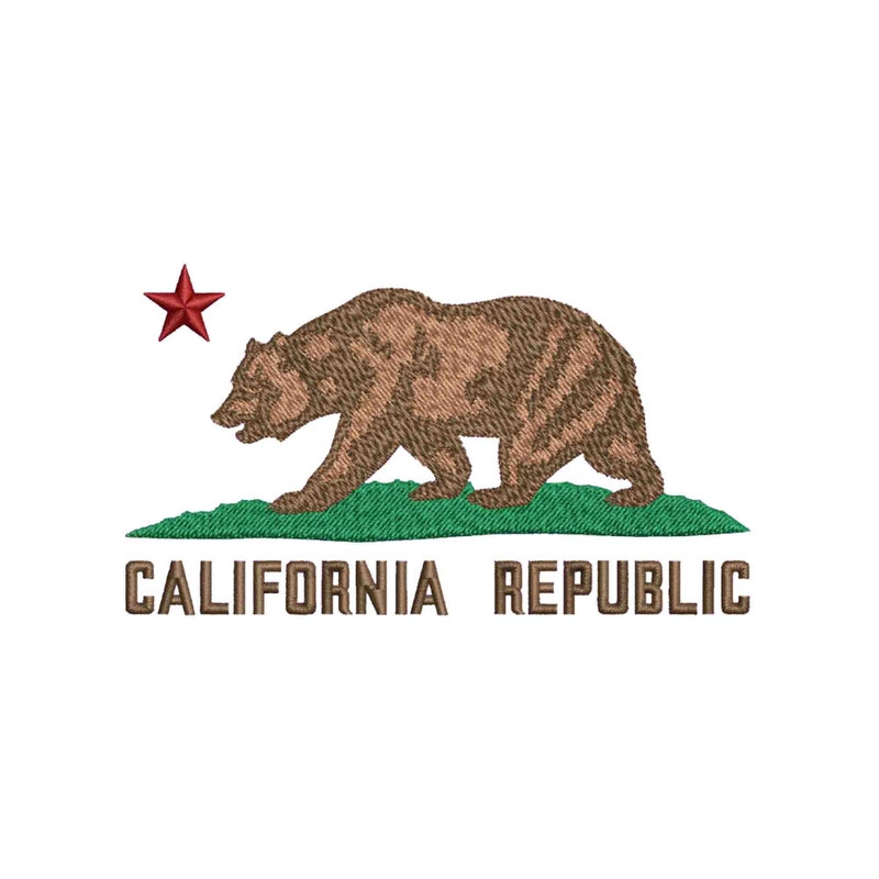 California Bear - Etsy