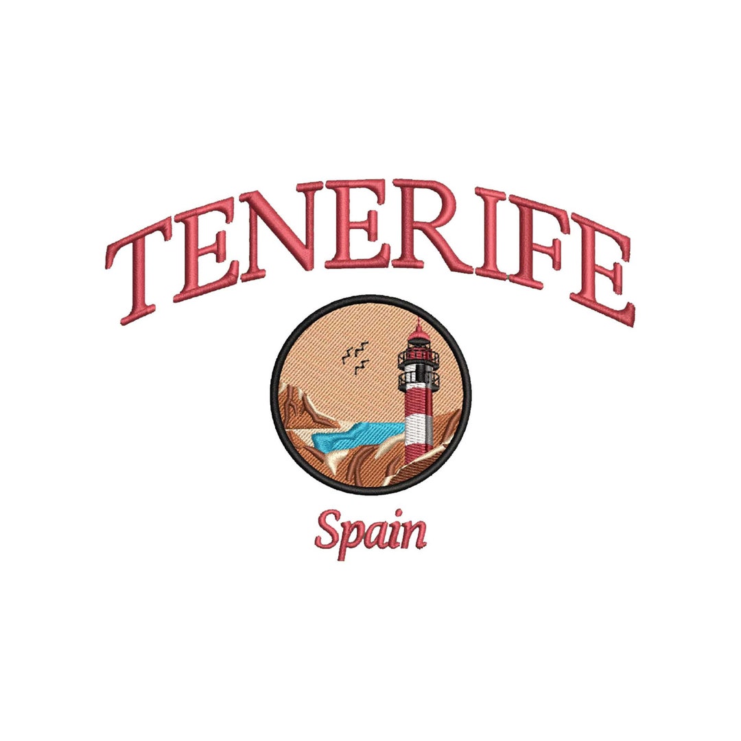 Tenerife Spain Embroidery Design, Machine Embroidery Designs ...