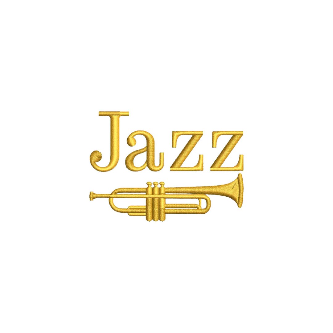 Jazz Embroidery Design, Machine Embroidery Designs, Saxophone ...