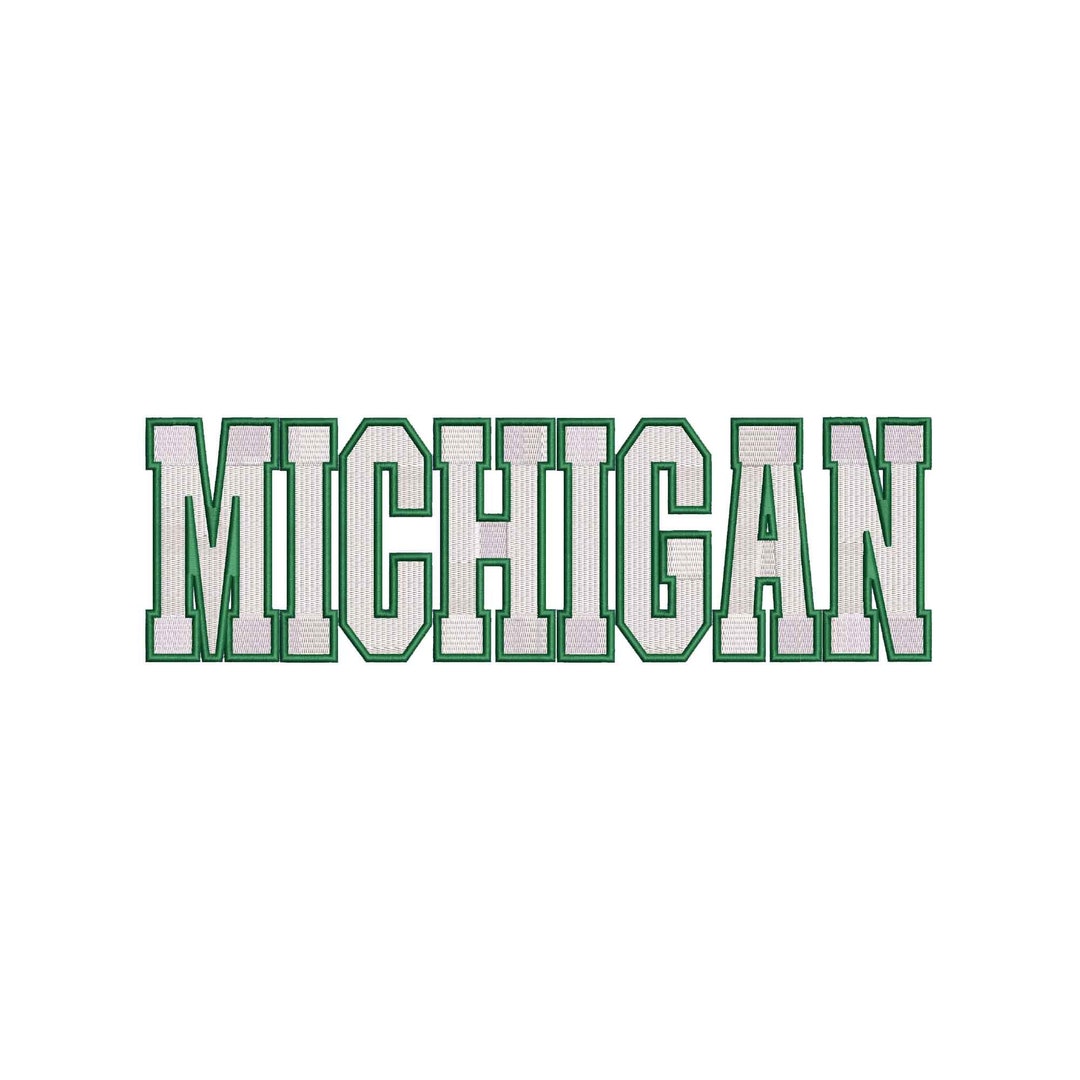Michigan Machine Embroidery Designs, Great Lakes State, USA, America ...
