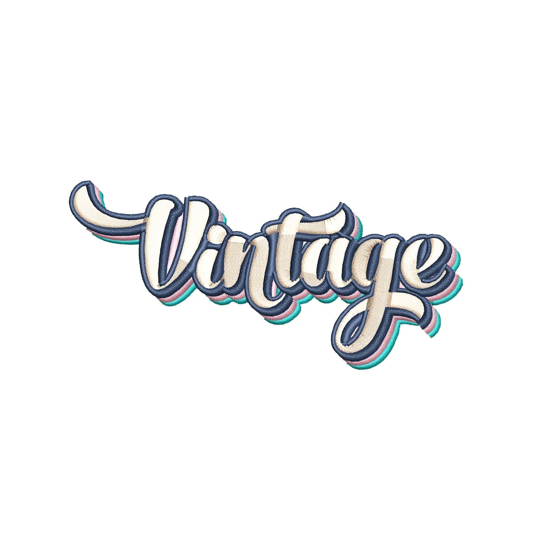 Retro Vintage Machine Embroidery Designs, Embroidery Files, Embroidery ...