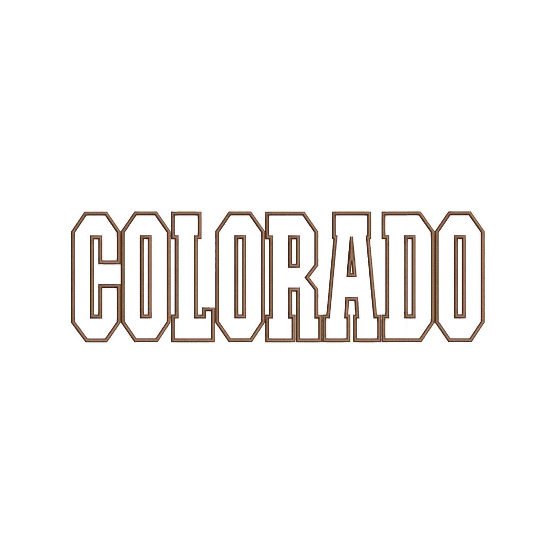 Colorado Machine Embroidery Designs, Varsity, Colorado State ...