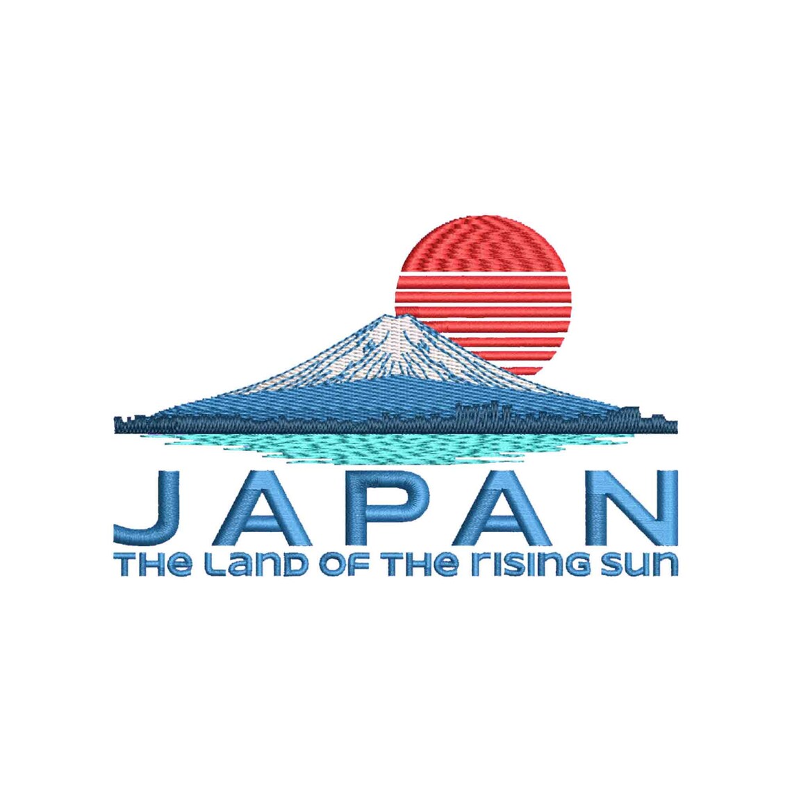 Japan Machine Embroidery Designs, Mount Fuji, Embroidery Pattern ...