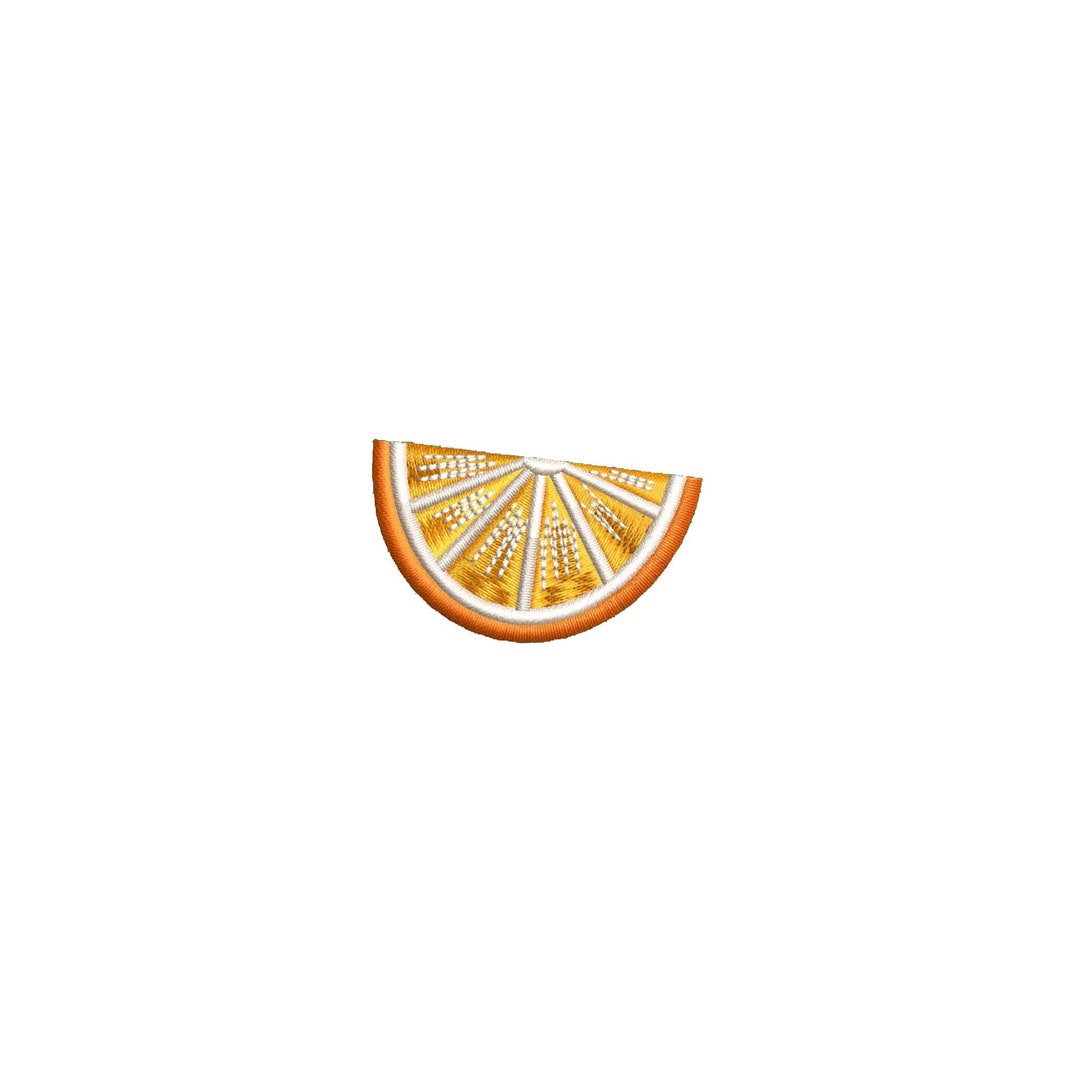Mini Orange Slice Machine Embroidery Design (digital Download) - Etsy