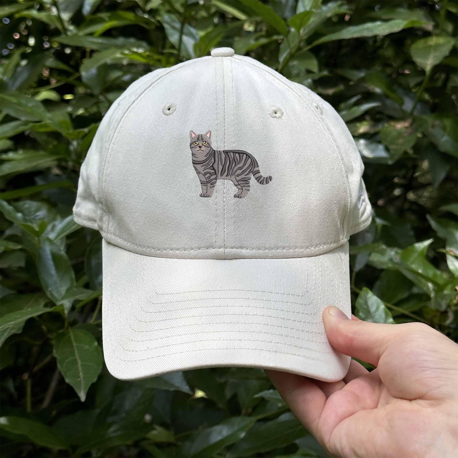 Mini British Shorthair Tabby Cat Embroidery Design, Machine Embroidery ...