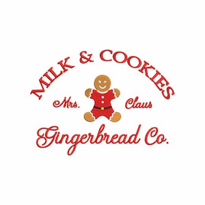 Gingerbread Cookie Embroidery Design - Etsy