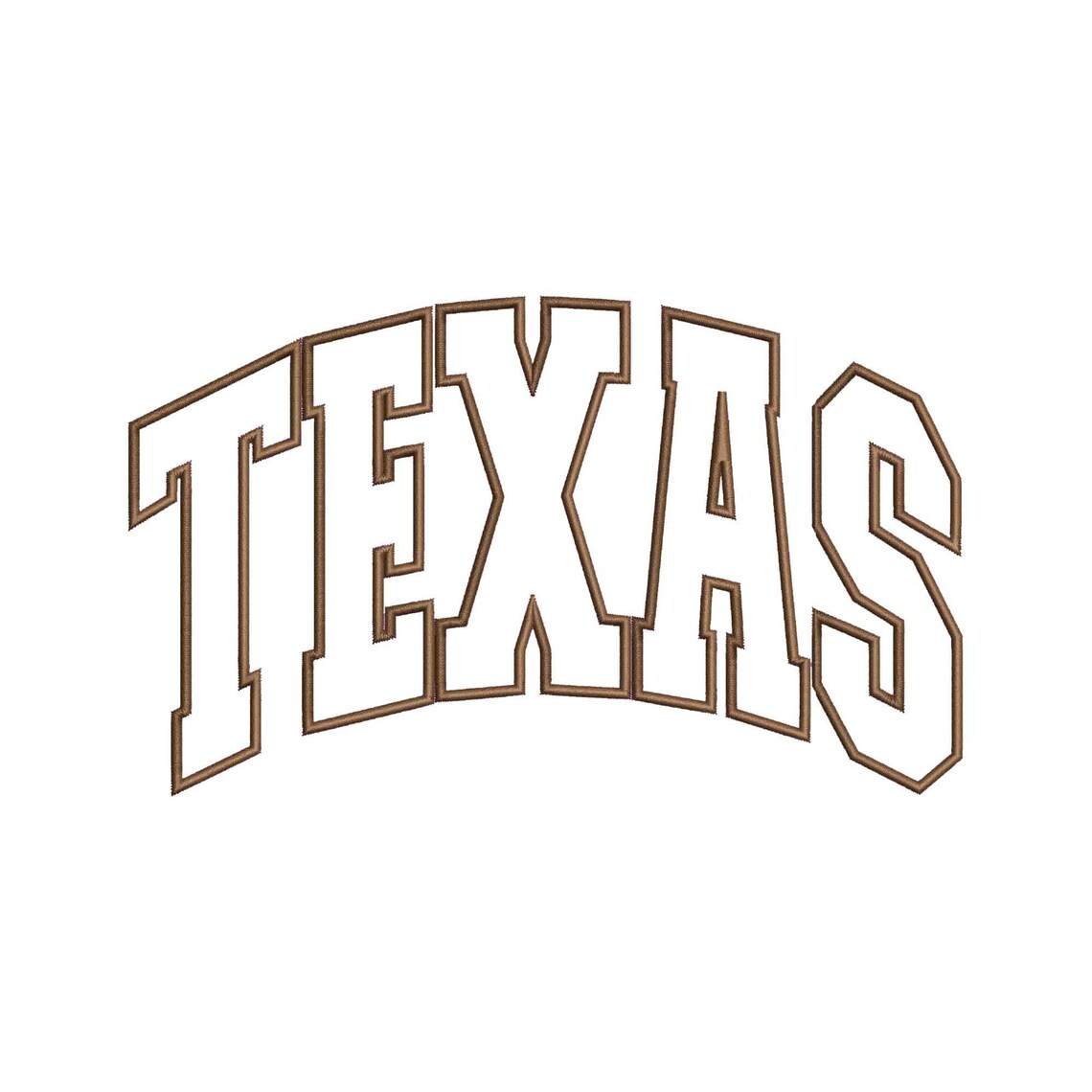 Texas Machine Embroidery Designs, Varsity, Texas State, Embroidery ...