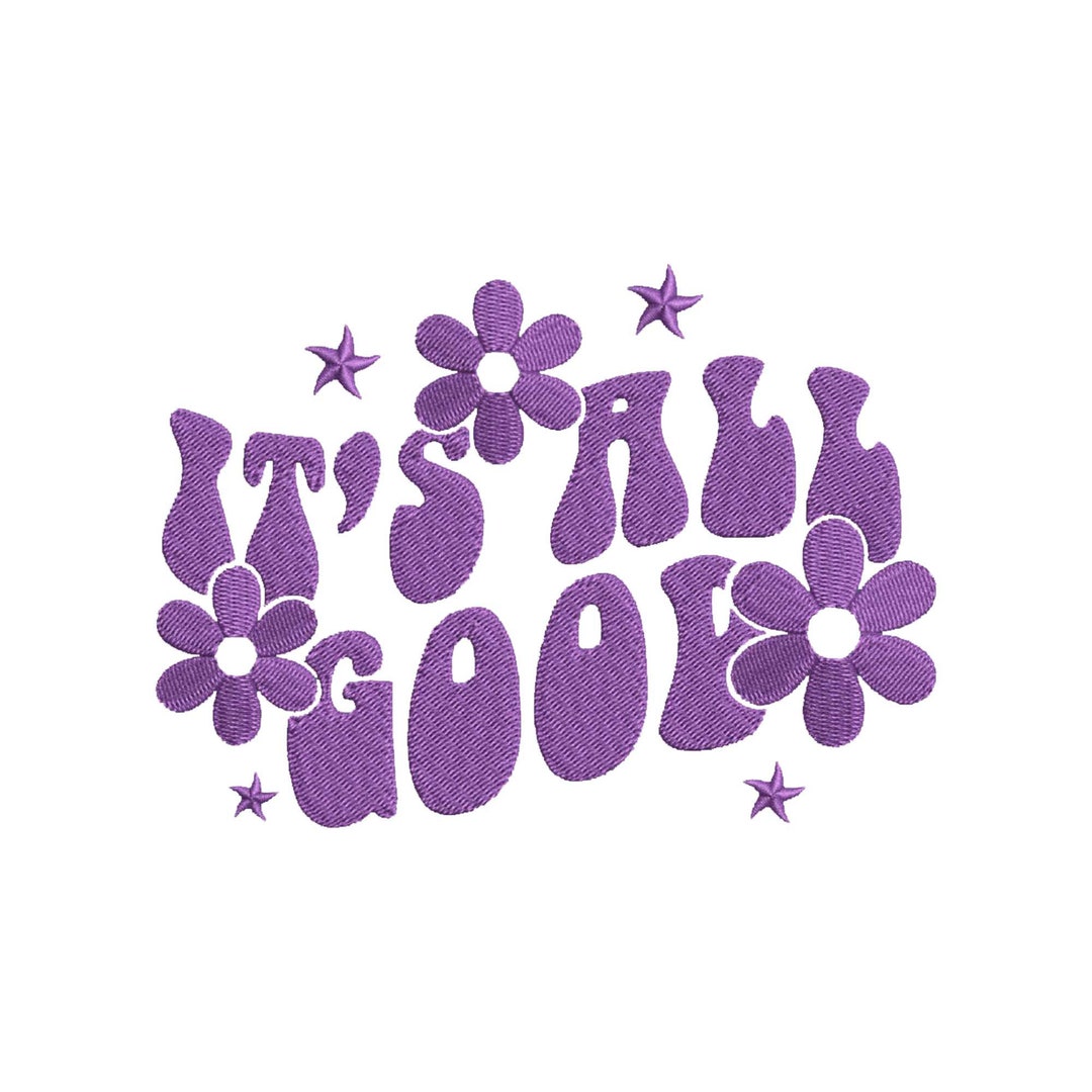 Its All Good Embroidery Designs, Flower Embroidery Design ...