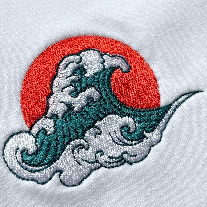 Japanese Great Wave Embroidery Design, Machine Embroidery Designs ...