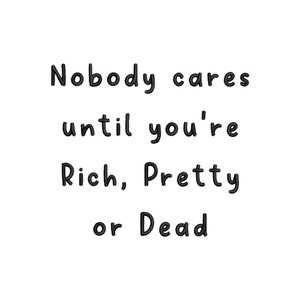 Nobody Cares Machine Embroidery Designs, Funny Quotes Embroidery ...