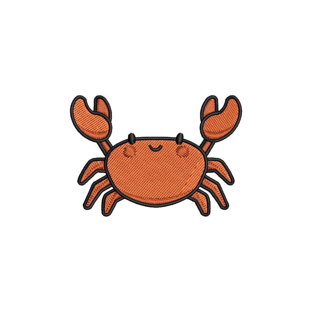 Mini Cute Crab Machine Embroidery Designs, Baby Embroidery Designs ...