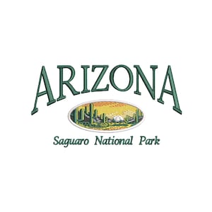 Arizona Machine Embroidery Designs, Saguaro National Park, Desert ...