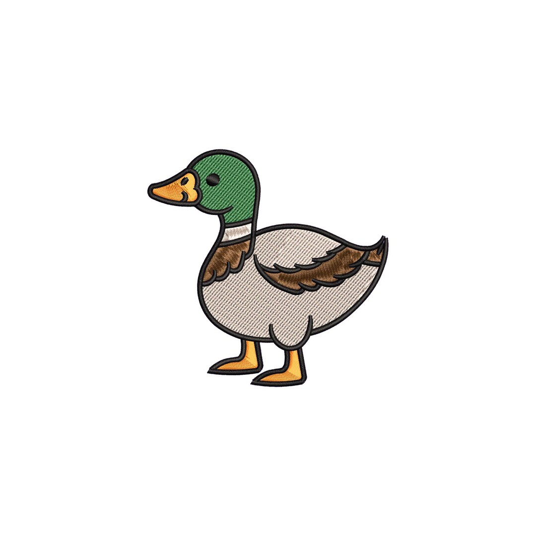 Mini Mallard Duck Embroidery Design, Animal Machine Embroidery Designs ...