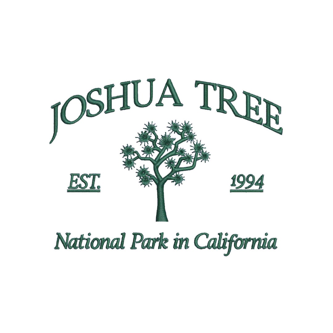 Joshua Tree Embroidery Design National Park - Etsy