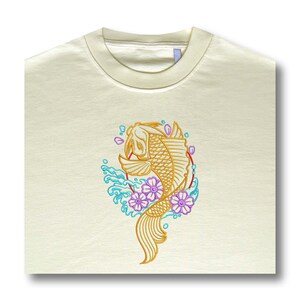 Koi Fish Embroidery Design - Etsy