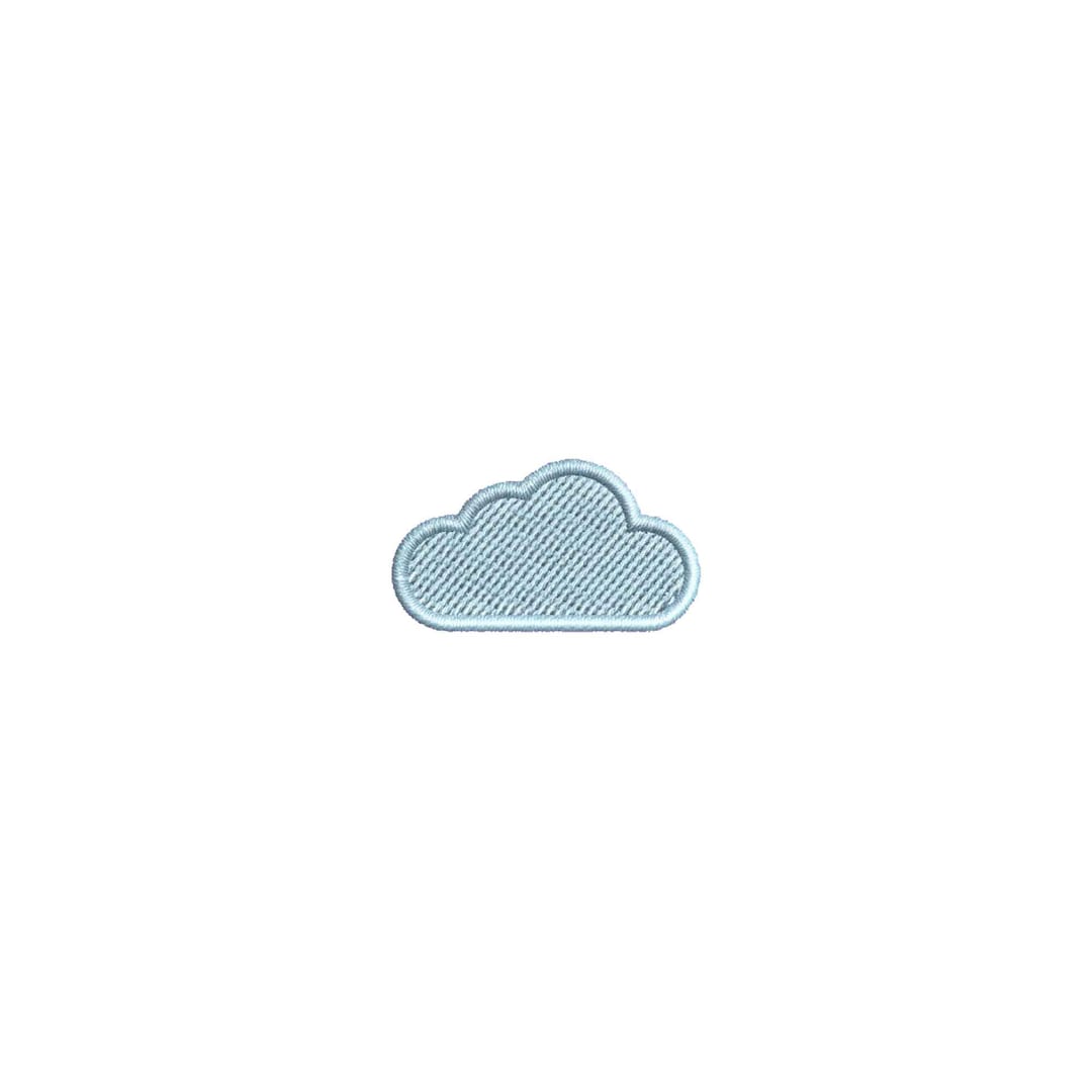 Mini Cloud Embroidery Design: Machine Embroidery Pattern (digital ...