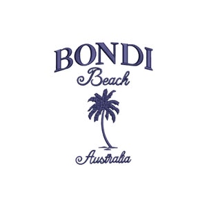 Bondi Beach Embroidery Design - Etsy