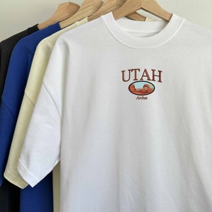 Utah Embroidery Design Arches National Park With Delicate Arch - Etsy