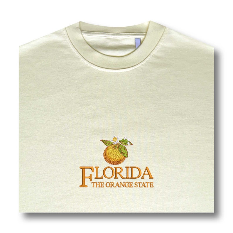 Florida Embroidery Design, the Orange State Embroidery Files, Tropical ...