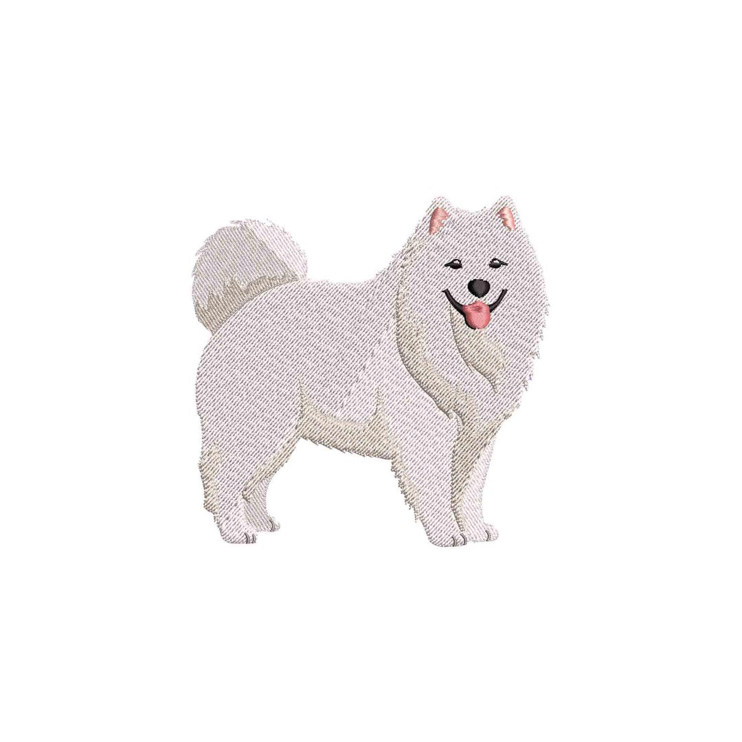 Samoyed Embroidery Design, Dog Machine Embroidery Designs, Dog ...