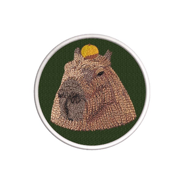Capybara Embroidery Design - Etsy