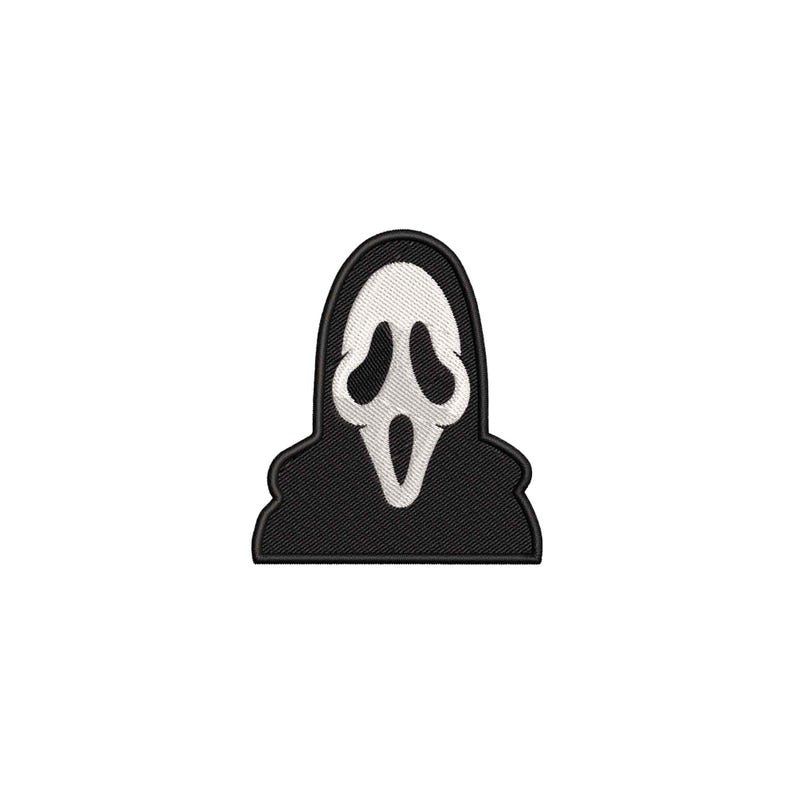 Mini Ghostface Embroidery Design, Halloween Embroidery Designs ...