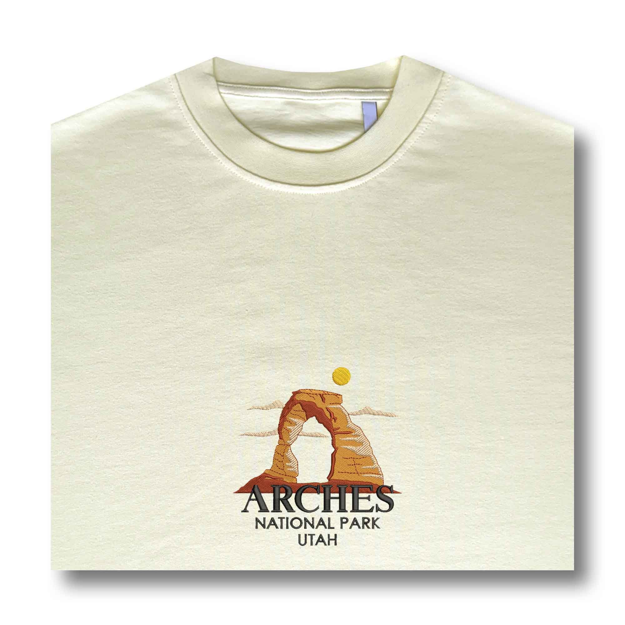 Arches National Park Embroidery Design, Utah Landscape Embroidery Files ...