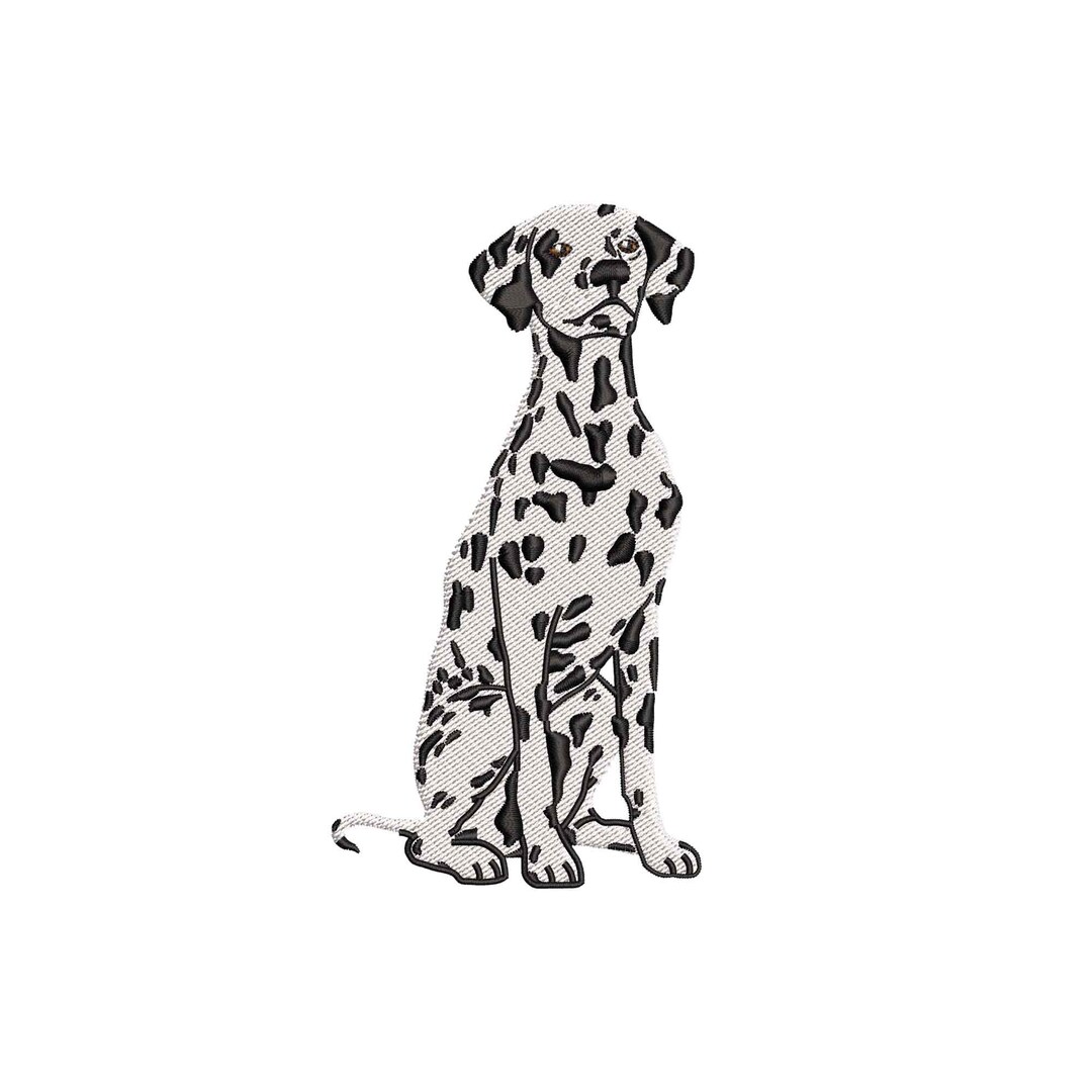 Dalmatian Dog Embroidery Design, Dalmatian Dog Embroidery Pattern, Dog ...