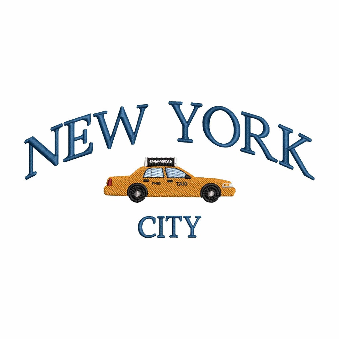 New York City Embroidery Design - Etsy