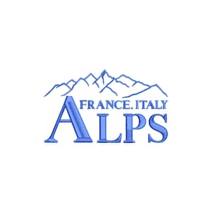 Alps Mountain Machine Embroidery Designs, Embroidery Pattern ...