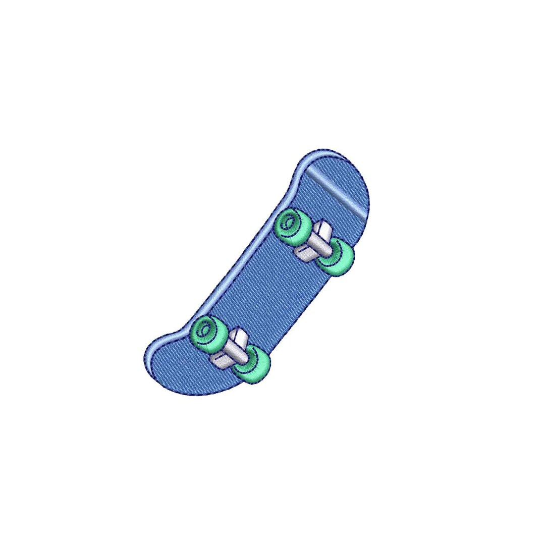 Mini Skateboard Embroidery Design, Machine Embroidery Designs Trendy ...