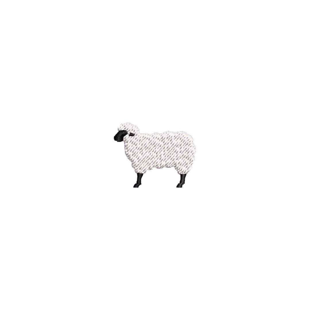 Mini Sheep Embroidery Design, Farm Animals Embroidery Pattern, Baby ...