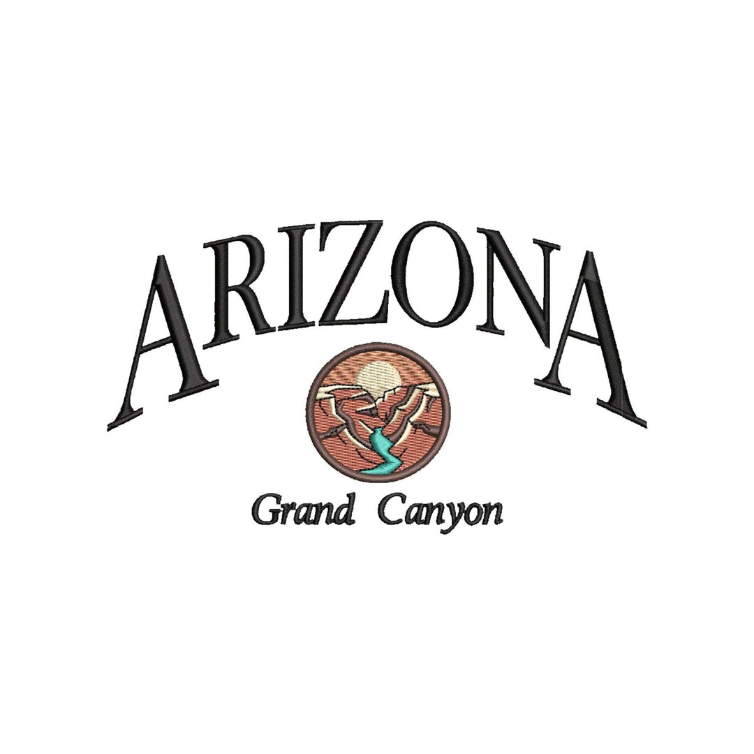 Arizona Machine Embroidery Designs, National Park Grand Canyon ...