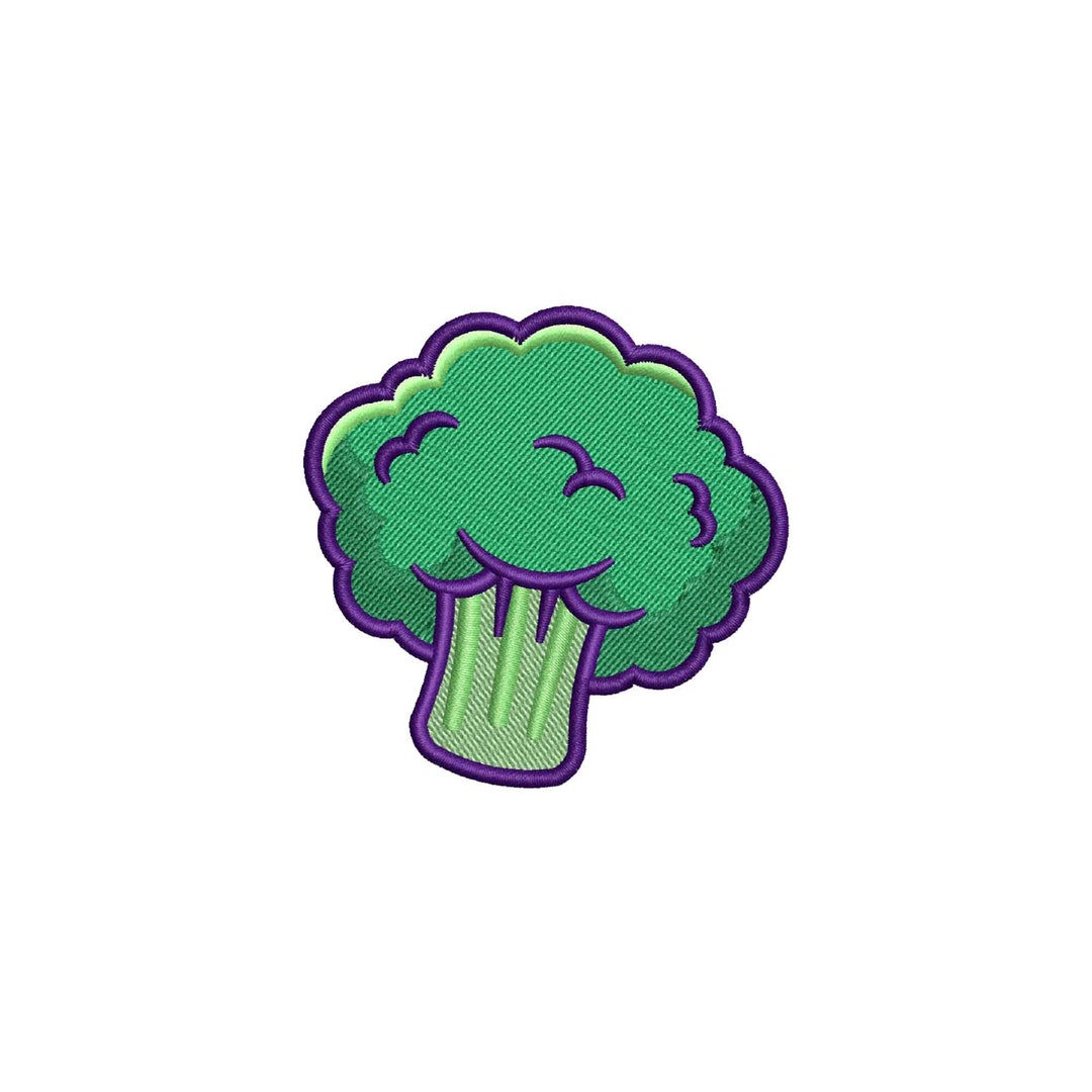Broccoli Machine Embroidery Designs, Kitchen Embroidery Files ...