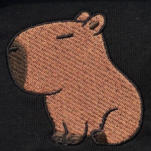 Capybara Embroidery Design, Machine Embroidery Designs, Embroidery ...
